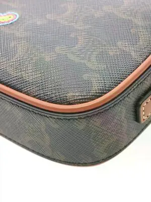 Celine Mini Triomphe Coated Canvas Camera Bag - Brown