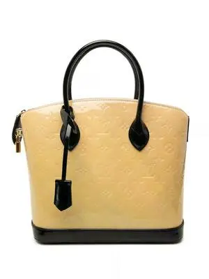 LOUIS VUITTON 2015 Monogram Vernis Lockit Pm Handbag - Neutrals