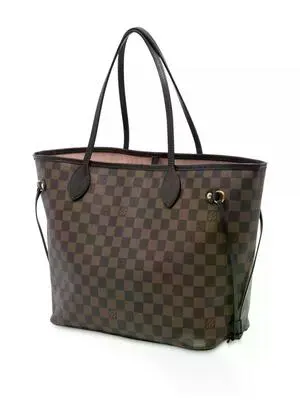LOUIS VUITTON 2019 Damier Ebene Neverfull Mm Tote Bag