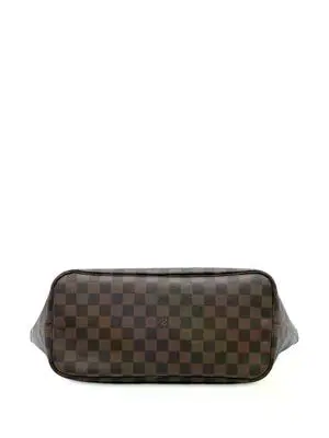 LOUIS VUITTON 2019 Damier Ebene Neverfull Mm Tote Bag