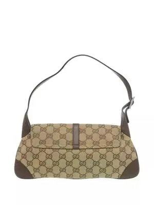 Gucci Gg Canvas Jackie O Flap Shoulder Bag
