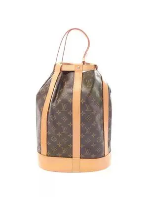 LOUIS VUITTON 1997 Monogram Randonnee Pm Bucket Bag