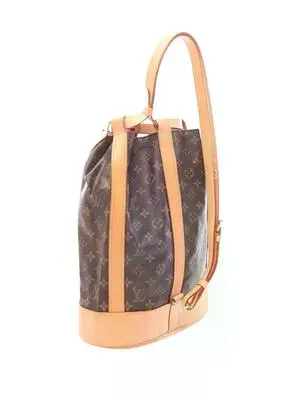 LOUIS VUITTON 1997 Monogram Randonnee Pm Bucket Bag