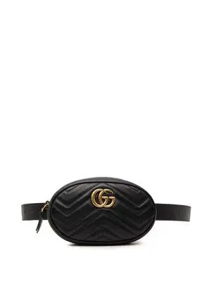 Quilted Leather Belt Bags