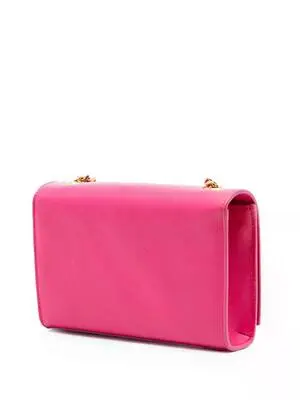 Saint Laurent 2014 Small Grain De Poudre Monogram Kate Crossbody Bag - Pink