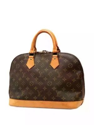LOUIS VUITTON 1995 Monogram Alma Pm Handbag - Brown