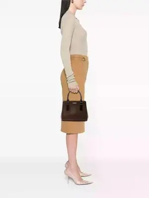 Burberry 2000-2017 Leather Tote Bag - Brown