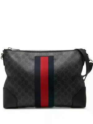 Gucci Gg Supreme Web Crossbody Bag