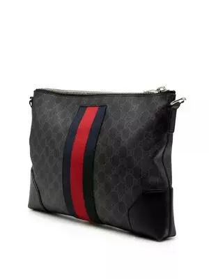 Gucci Gg Supreme Web Crossbody Bag