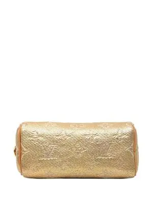 LOUIS VUITTON Monogram Nano Speedy Bandouliere Satchel