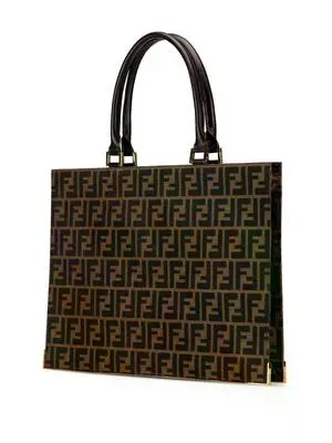 Fendi 2000-2010 Zucca Canvas Tote Bag