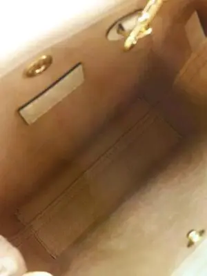 Gucci Super Mini Gg De-bossed Leather Satchel - Neutrals