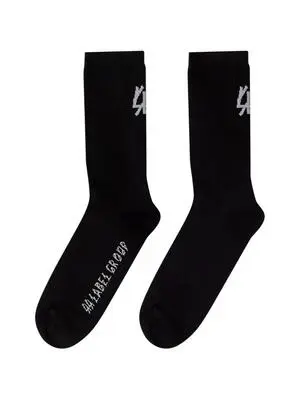 44 LABEL GROUP Logo Socks - Black