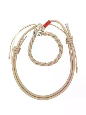 TOPOLOGIE Knotted Woven Strap - Neutrals