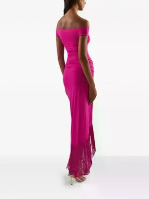 TALLER MARMO Romy Off-shoulder Swimsuit - Pink