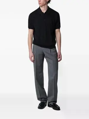 John Smedley Isis Polo Shirt - Black