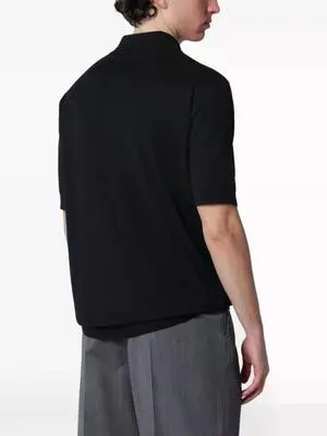 John Smedley Isis Polo Shirt - Black