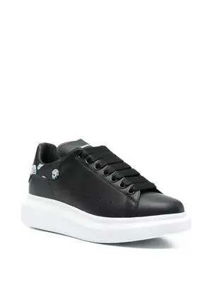 Alexander McQueen Oversized Skull-print Sneakers - Black