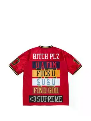 Supreme Find God Football Jersey - Red