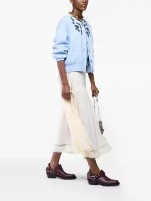 Rabanne Floral-embroidered Cardigan