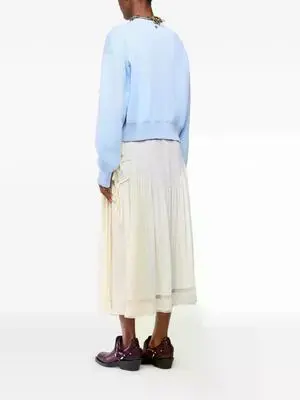 Rabanne Floral-embroidered Cardigan
