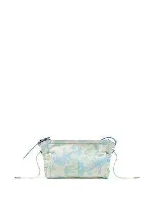 MAISON MARGIELA Floral Messenger Bag - Blue