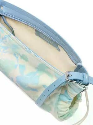MAISON MARGIELA Floral Messenger Bag - Blue