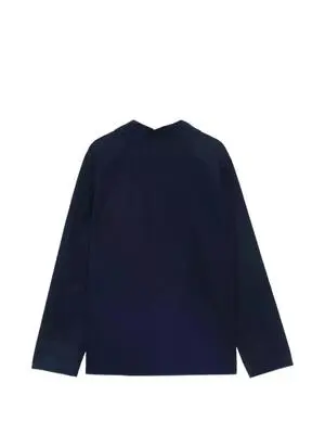 Aspesi Buttoned Blouse With Chest Pocket - Blue