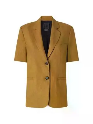 Pinko Short-sleeve Blazer - Brown