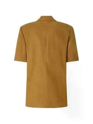 Pinko Short-sleeve Blazer - Brown