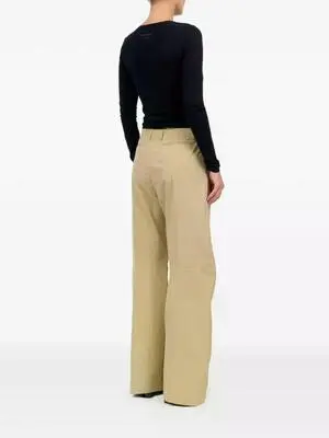 MAISON MARGIELA Belt Loops Wide Leg Trousers