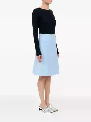 MAISON MARGIELA Striped Mini Skirt - Blue