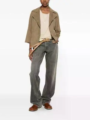 THE JACKIE LEATHERS Gaia Suede Jacket