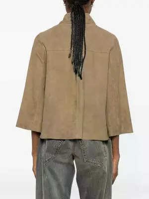 THE JACKIE LEATHERS Gaia Suede Jacket
