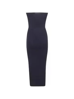 ENTIRE STUDIOS Strapless Midi Dress - Black
