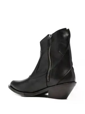 NULLUS Leather Cowboy Boots
