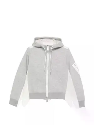 Sacai Paneled Sweatshirts Hoodies For Women