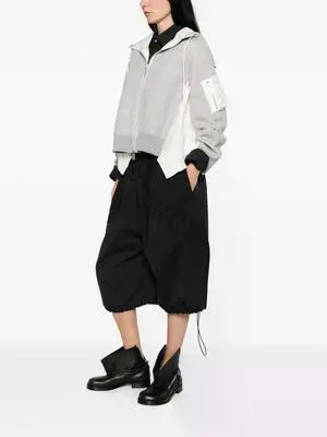 Sacai Paneled Zip Hoodie