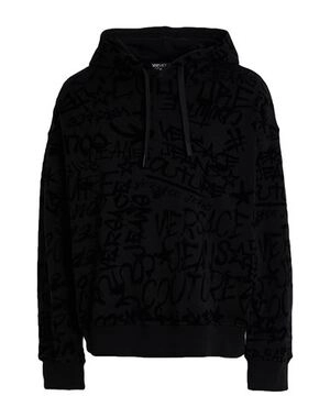 Versace Sweatshirt In Cotton And Elastane - Black
