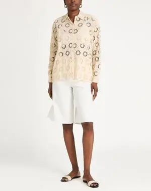OTTOD'AME Shirt With Broderie Anglaise