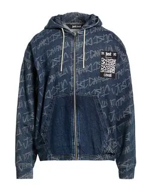 Just Cavalli Denim Logo-print Outerwear