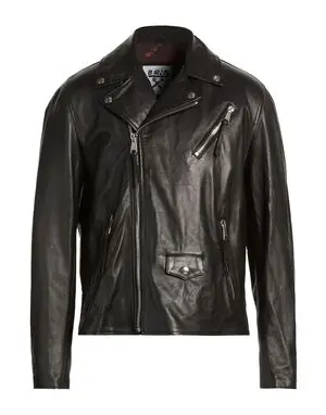 BERNA Leather Biker Jacket