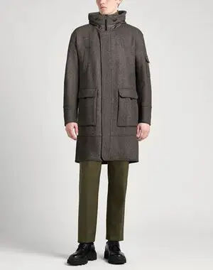 Herno Recycled Wool Blend Parka - Grey