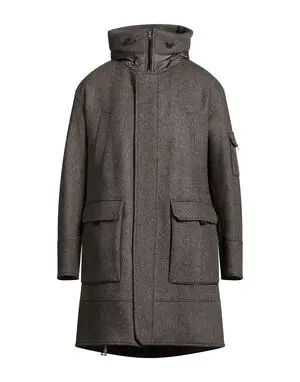 Herno Recycled Wool Blend Parka - Grey