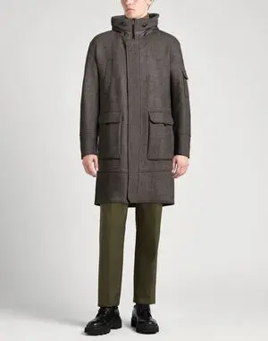 Herno Recycled Wool Blend Parka - Grey