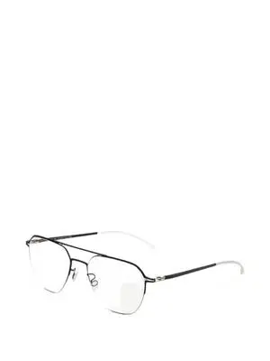 Mykita Imba Geometric-frame Eyeglasses - Silver