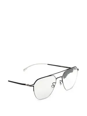 Mykita Imba Geometric-frame Eyeglasses - Silver