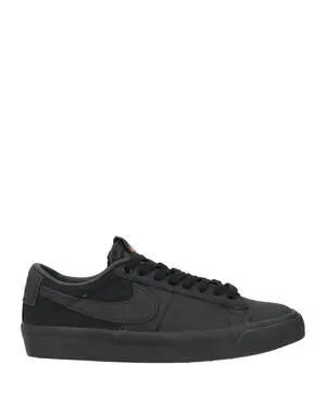 Nike Leather And Textile Sneakers - Black
