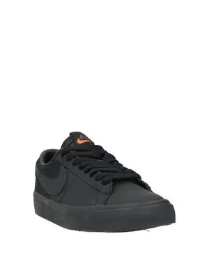 Nike Leather And Textile Sneakers - Black