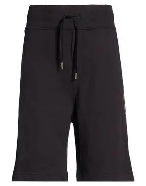 Versace Cotton French Terry Athletic Shorts - Black